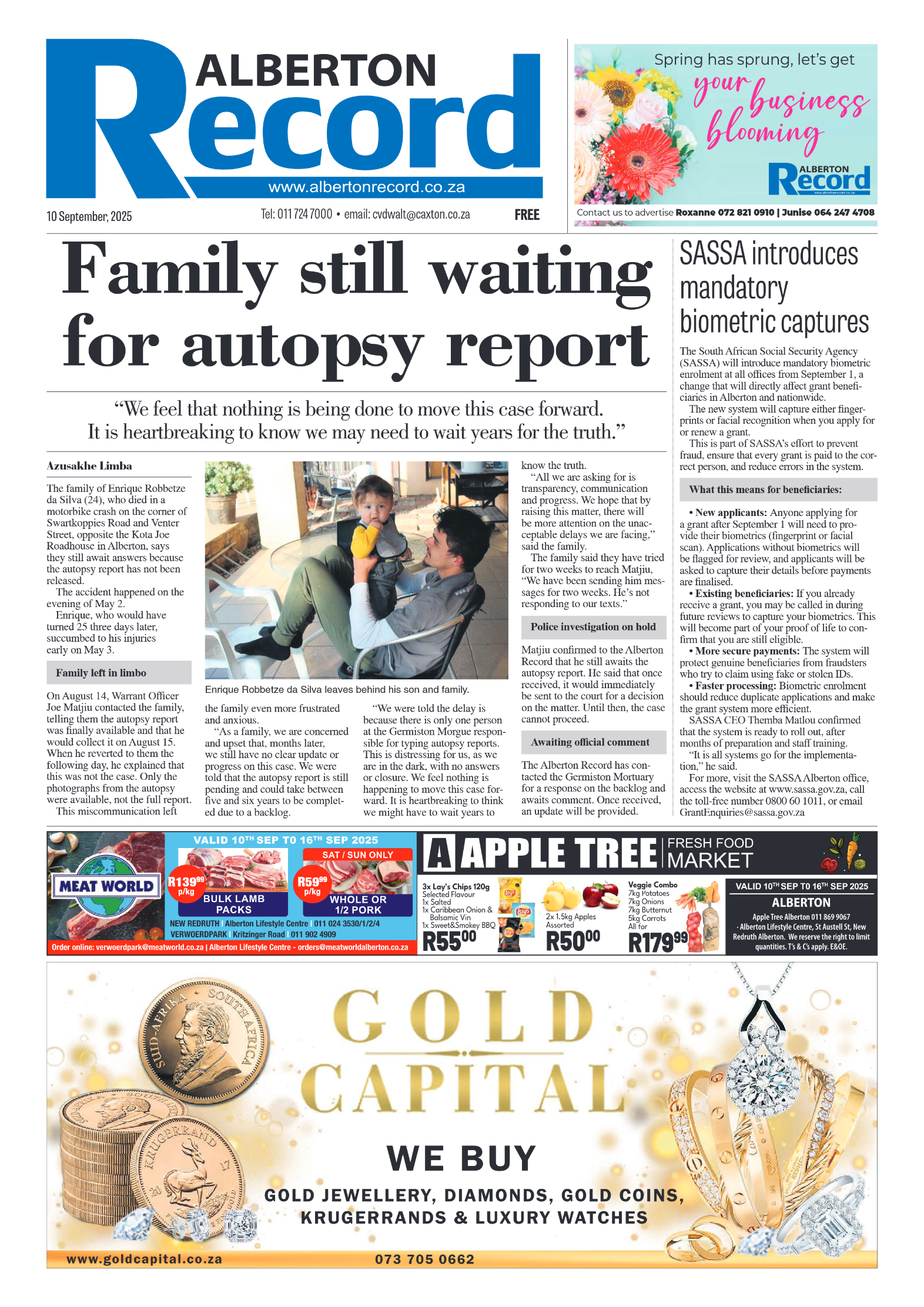 Alberton Record 10 September 2025 | Alberton Record